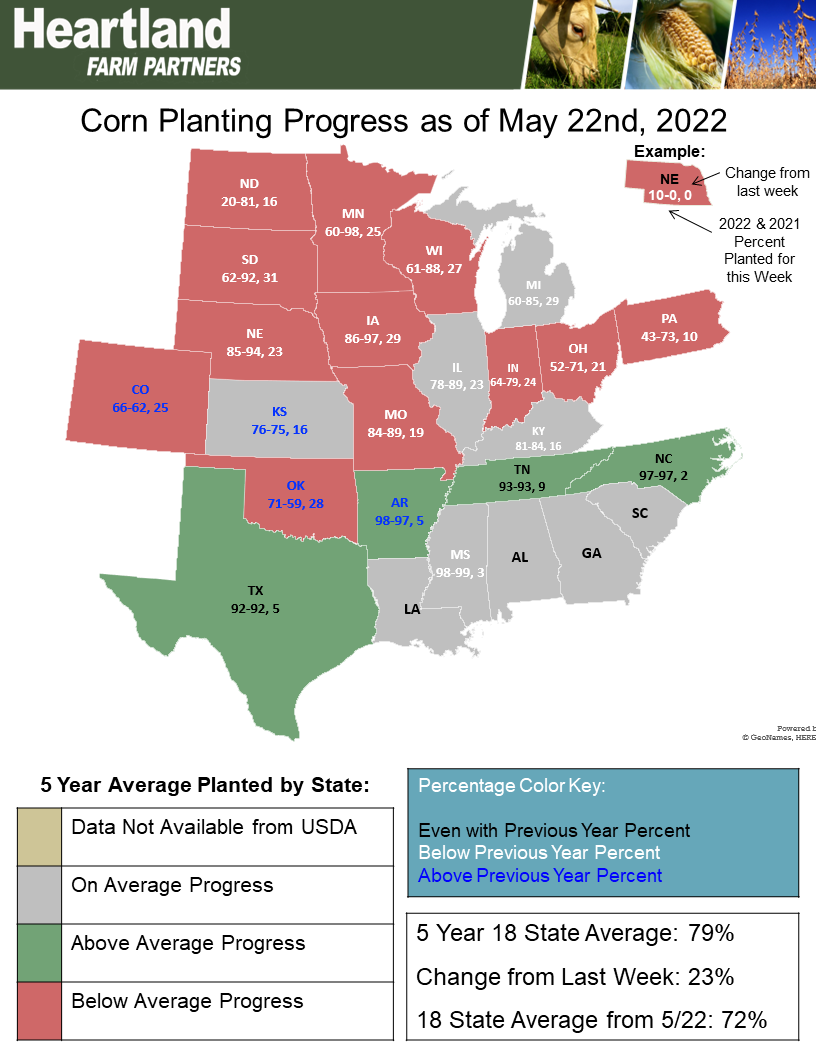 Crop Progress Report 5-23-2022 | Heartland Farm Partners