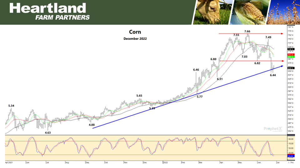 September Corn Chart | Heartland Farm Partners